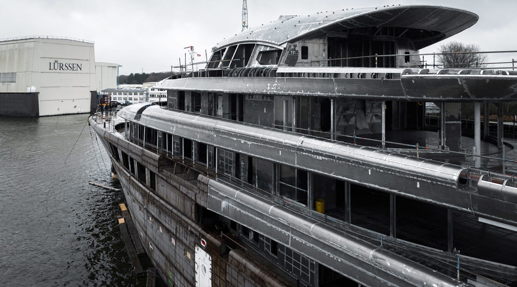 Project JASSJ - Lurssen Yacht Under Construction