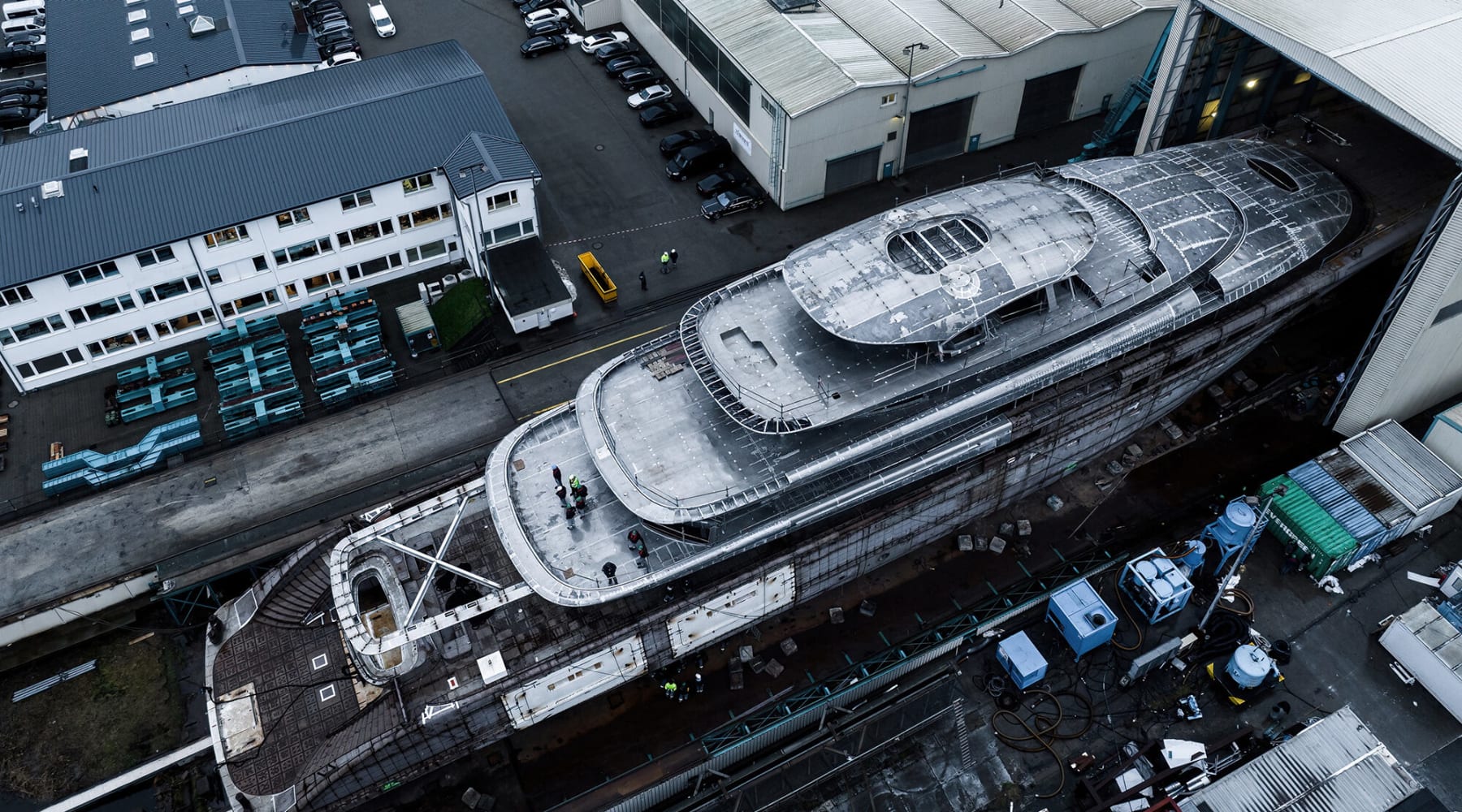 Project JASSJ - Lurssen Yacht Under Construction