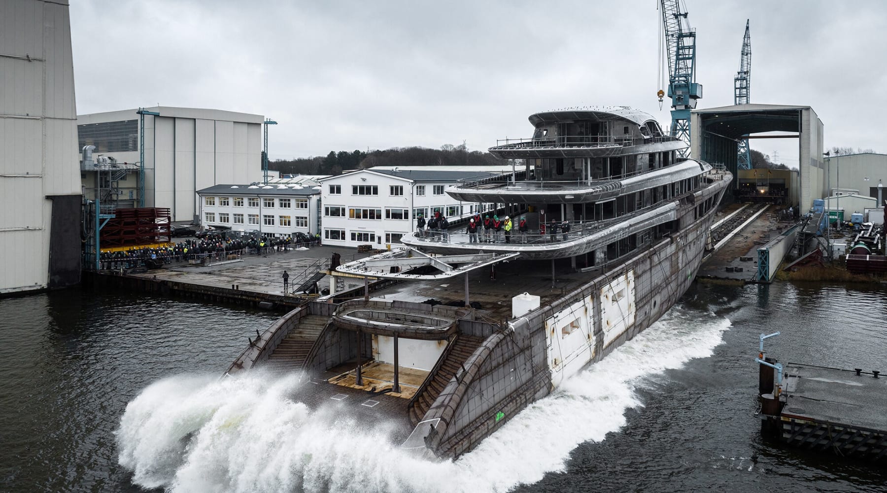 Project JASSJ - Lurssen Yacht Under Construction