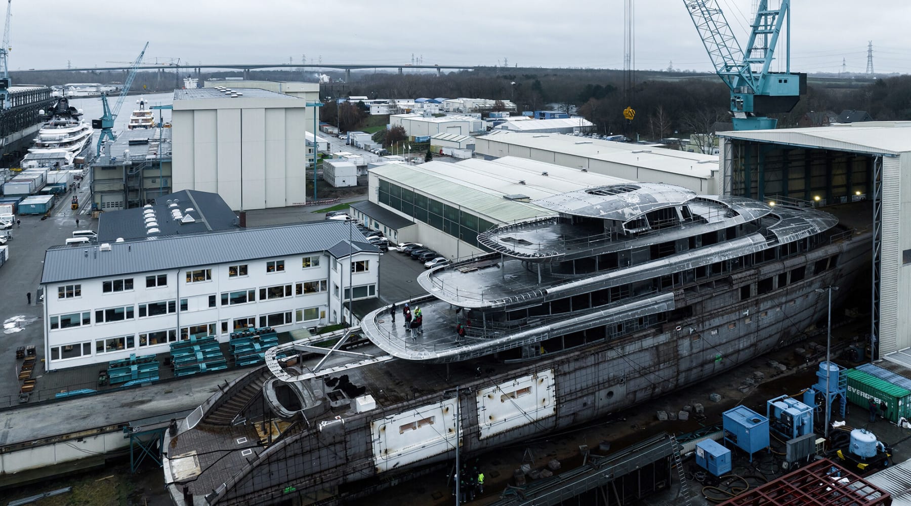 Project JASSJ - Lurssen Yacht Under Construction